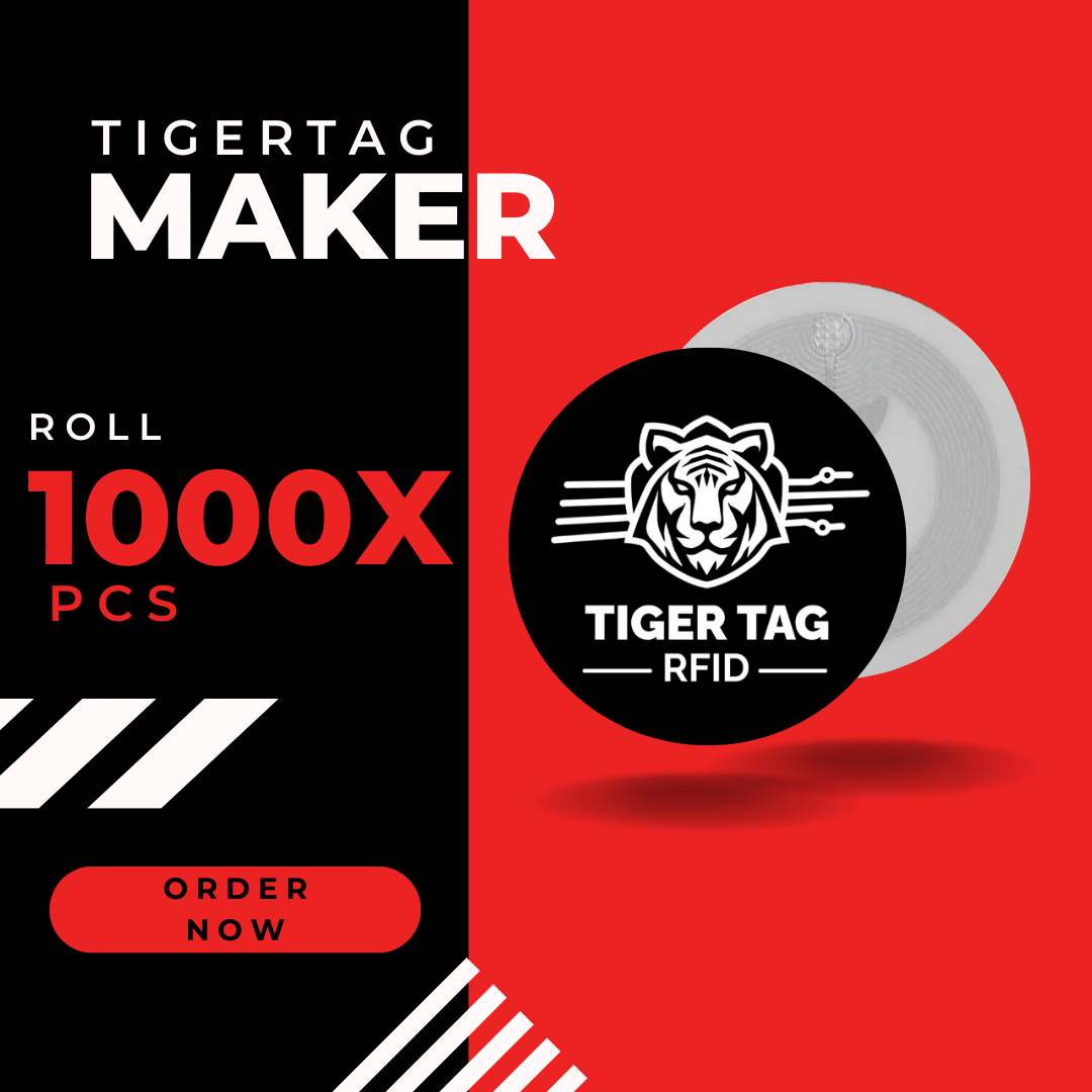 1000-Roll TigerTag Maker – Create Your Own RFID Smart Tags for 3D Prin